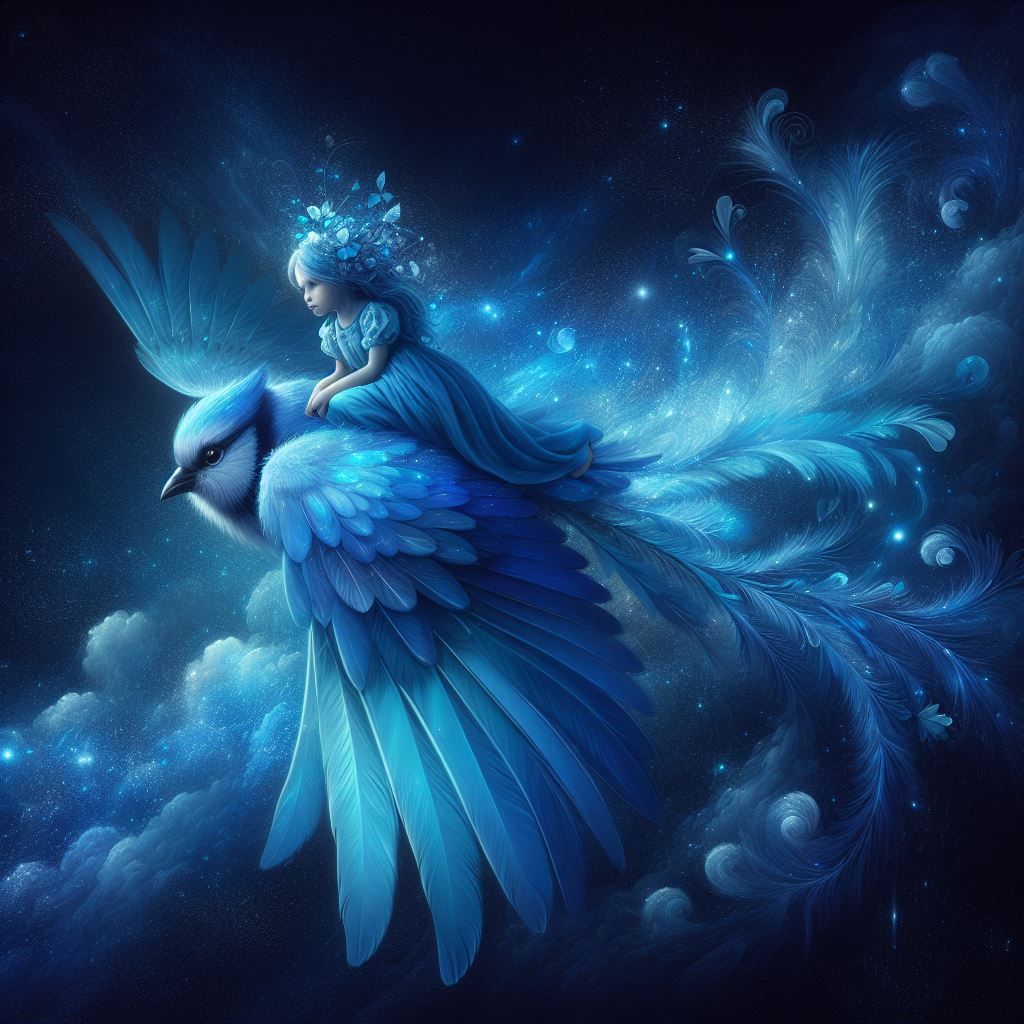 Blue Bird - AI Generated Artwork - NightCafe Creator