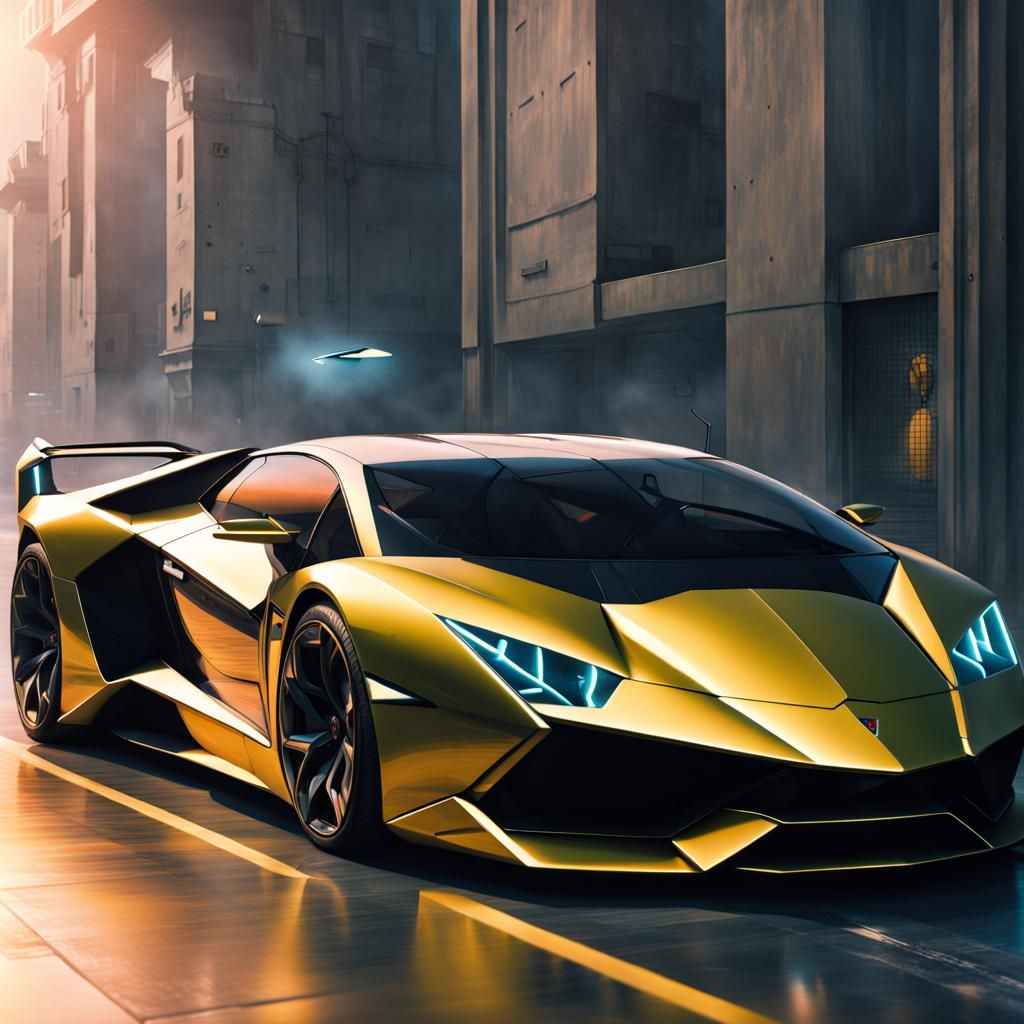 Lamborghini - AI Generated Artwork - NightCafe Creator