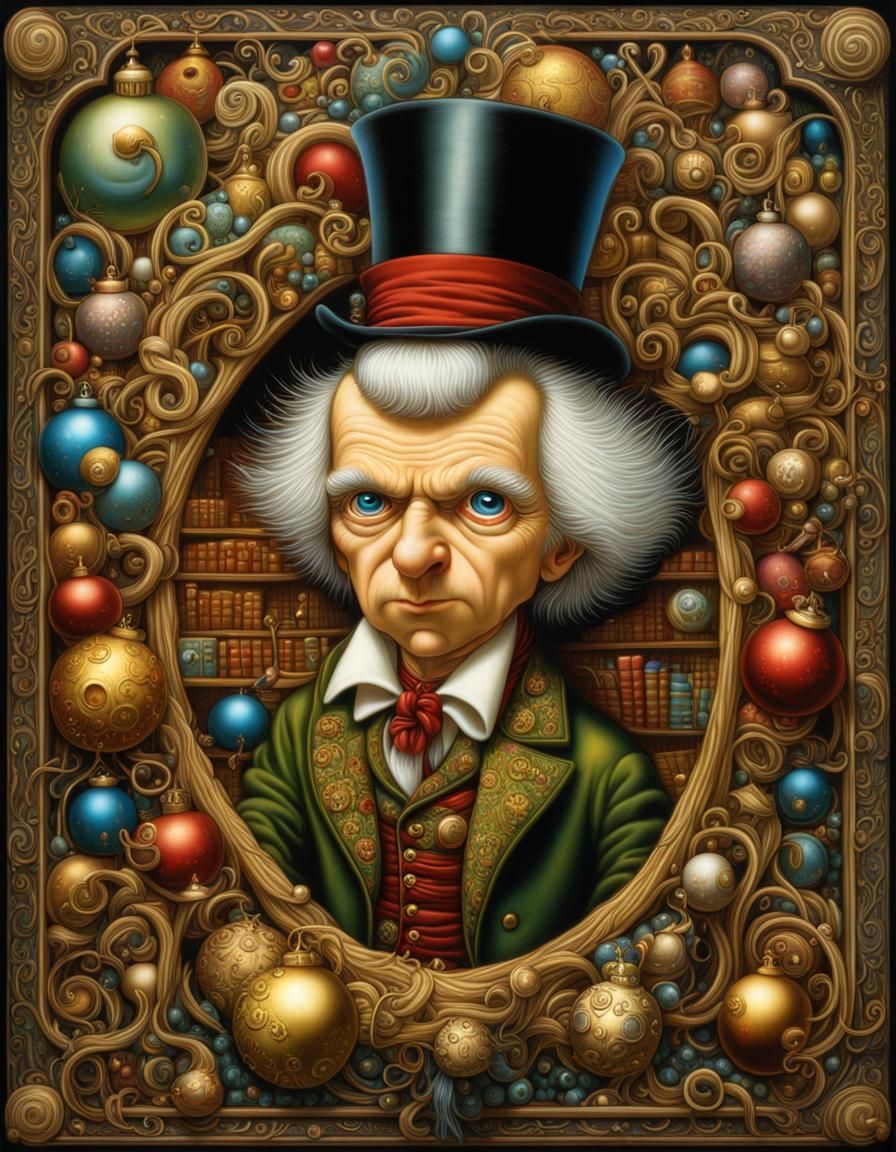 Scrooge of Christmas Carol - AI Generated Artwork - NightCafe Creator