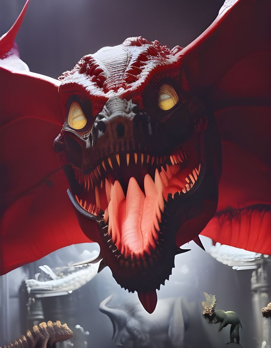 🩸⚒The Blood Lizard⚒🩸 - AI Generated Artwork - NightCafe Creator