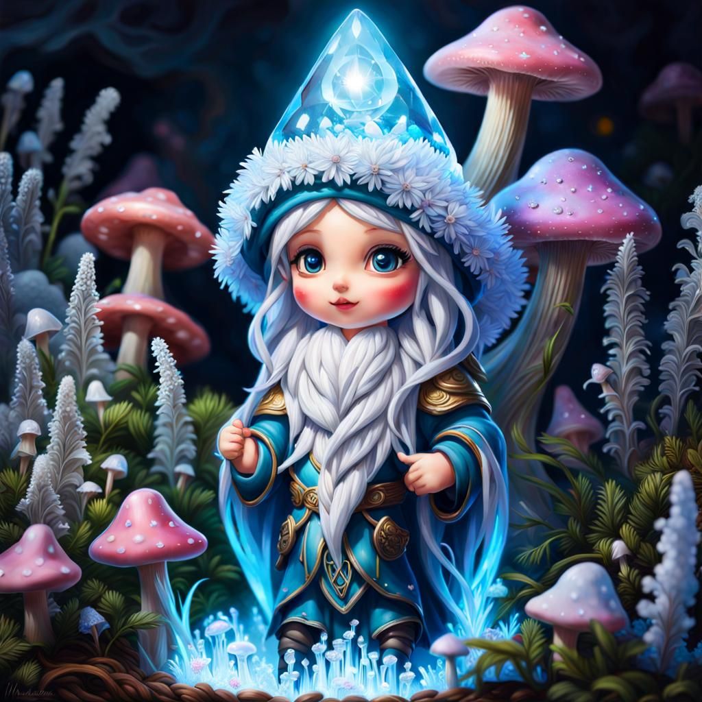 Chibi Ice Gnome Druid