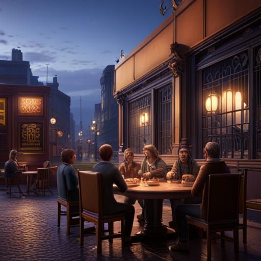 Night Cafe - AI Generated Artwork - NightCafe Creator