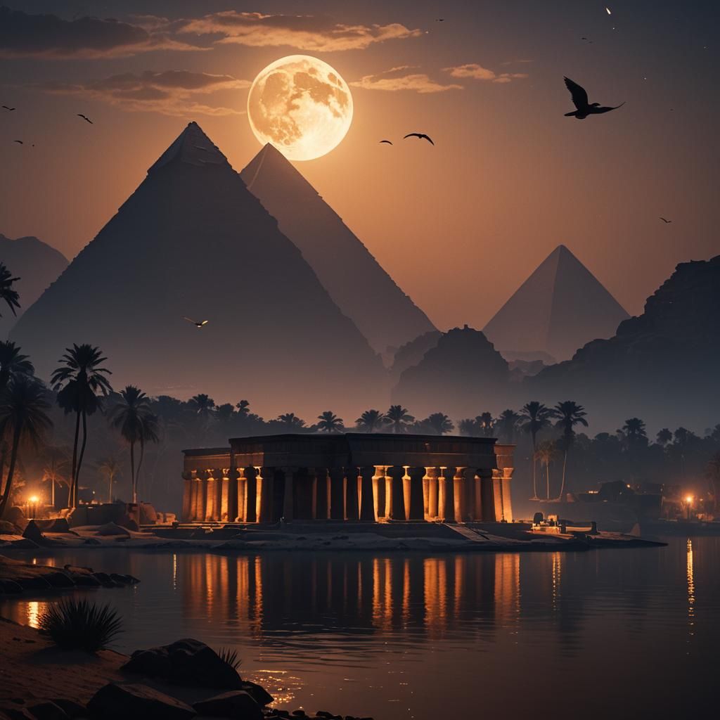 Ultra high definition 4K photorealistic rendering of an ancient ...