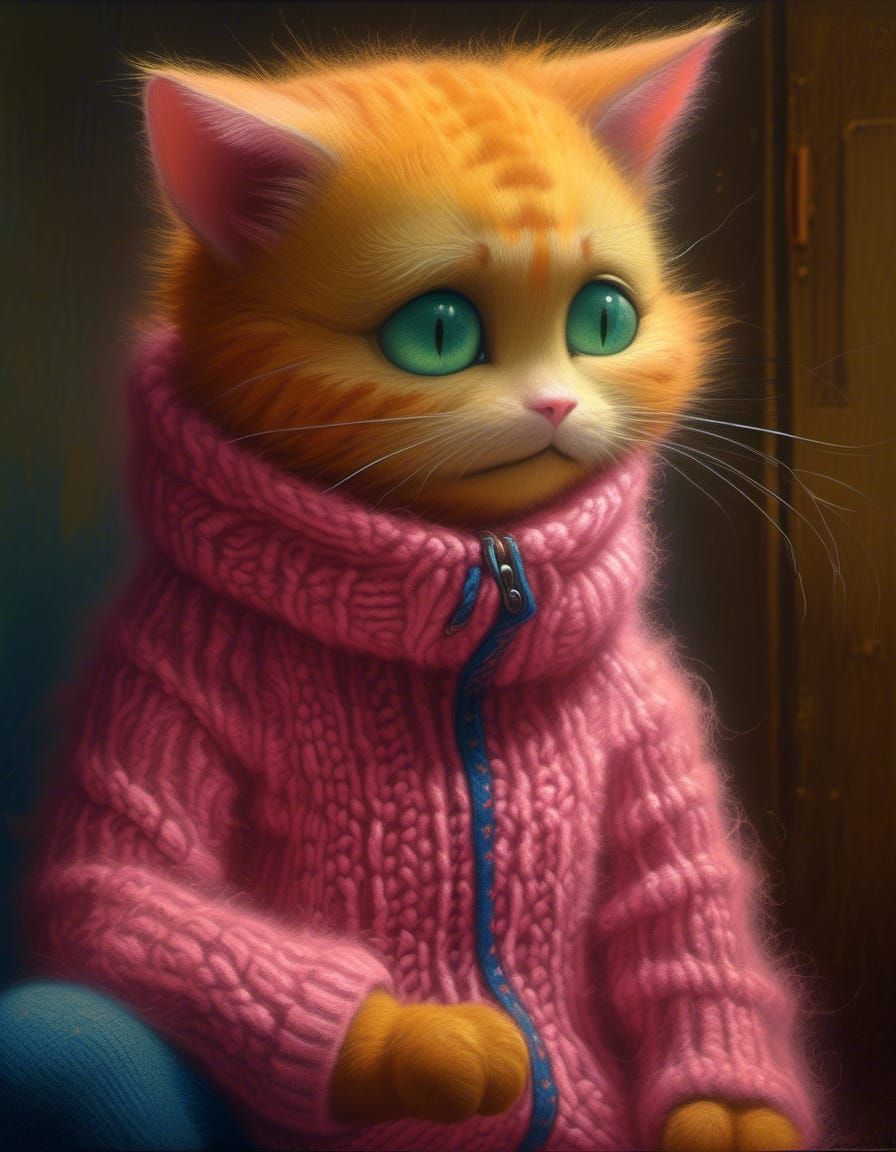 Meowing with a "hamster dialect". - AI Generated Artwork - NightCafe Creator