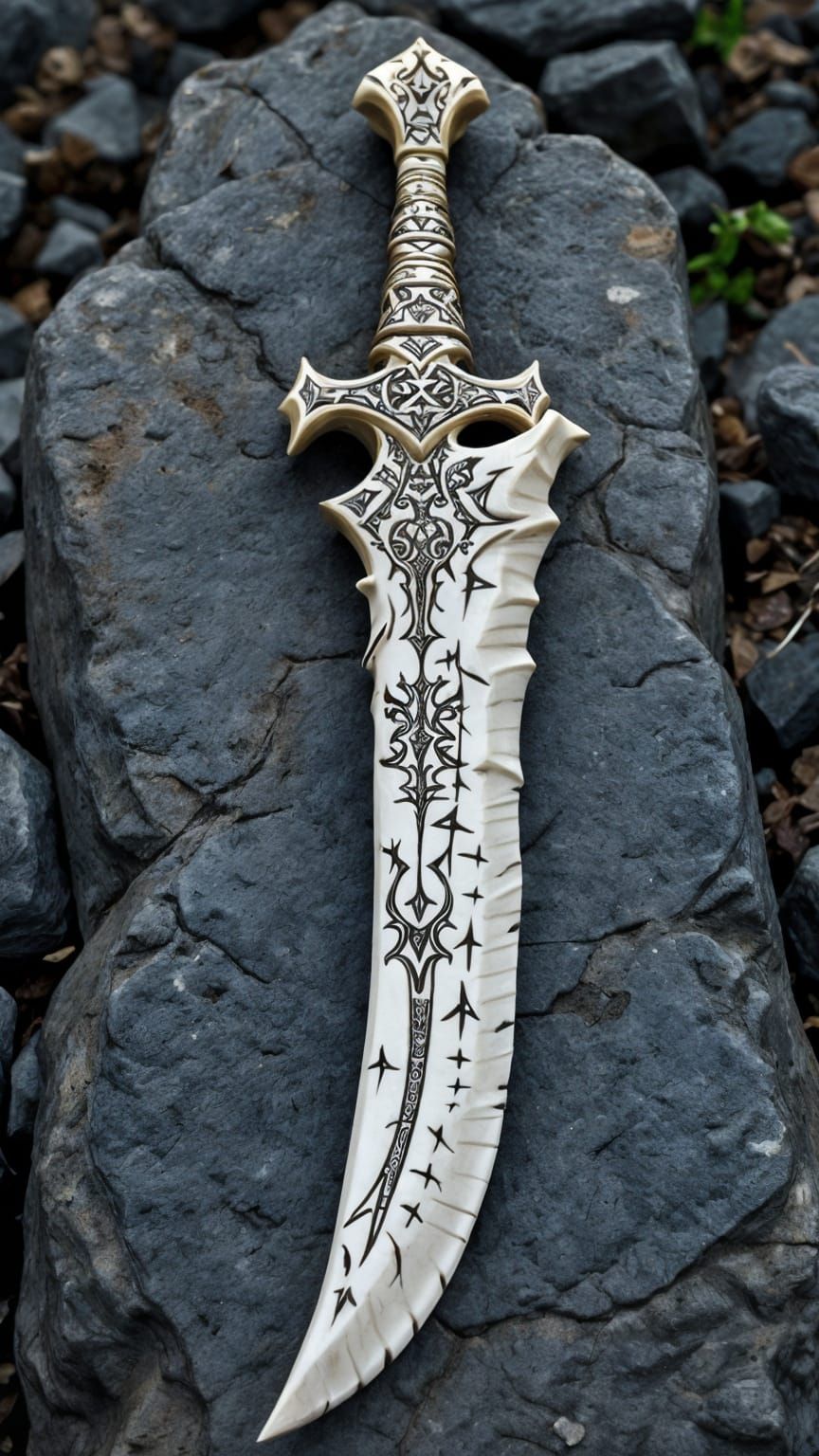 Bone Sword Short Sword - Bone Sword Short Sword