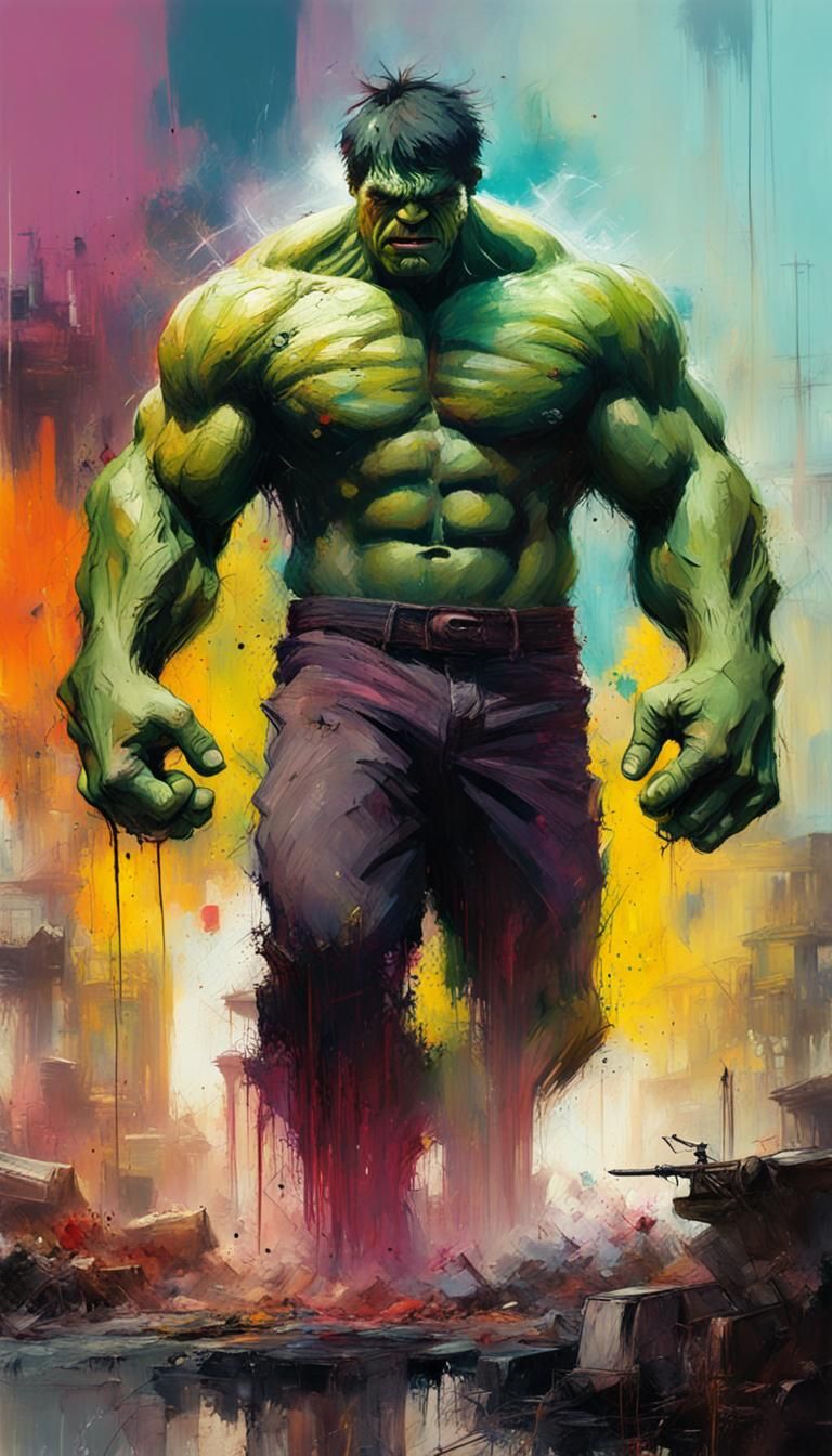 The Incredible Hulk - AI Generated Artwork - NightCafe Creator
