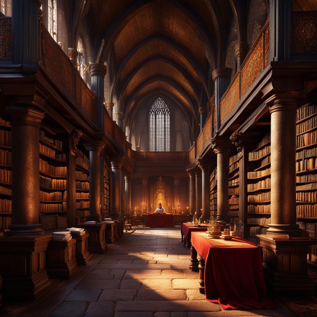 Roman library - AI Generated Artwork - NightCafe Creator