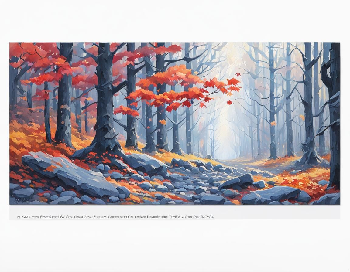 Dying Forest Beauty - AI Generated Artwork - NightCafe Creator