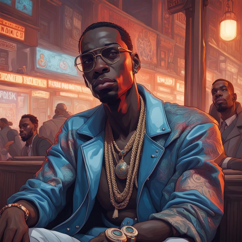 Young Dolph - AI Generated Artwork - NightCafe Creator