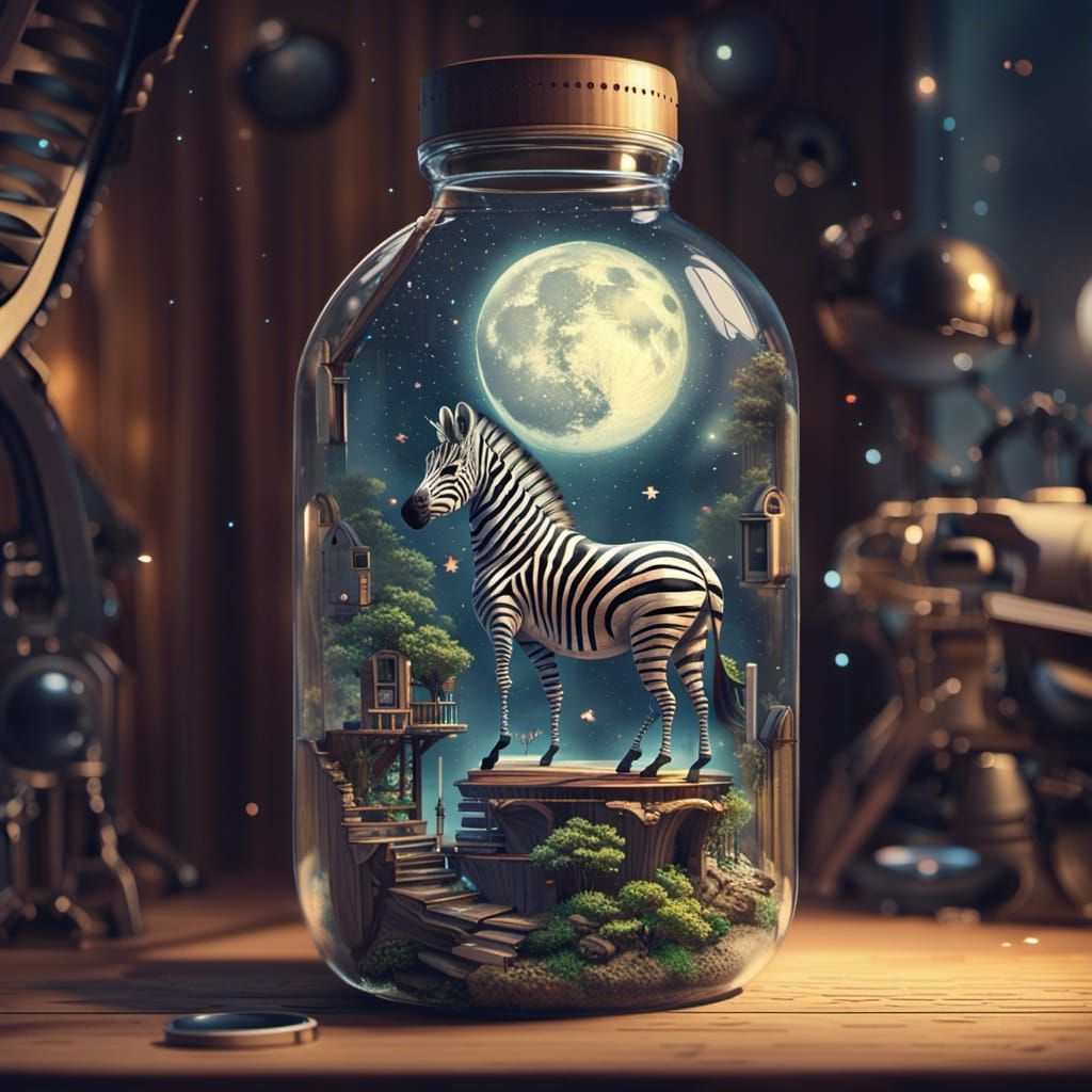 Zebra Dream - AI Generated Artwork - NightCafe Creator