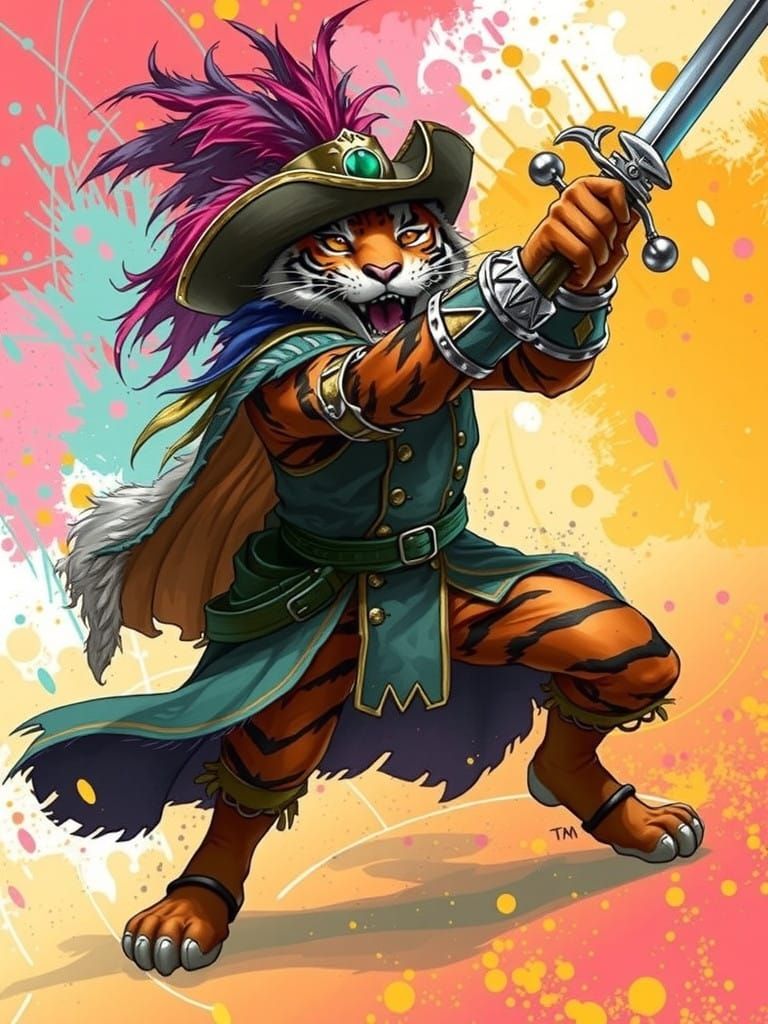 Cat the Musketeer Splash Art - Cat the Musketeer Splash Art
