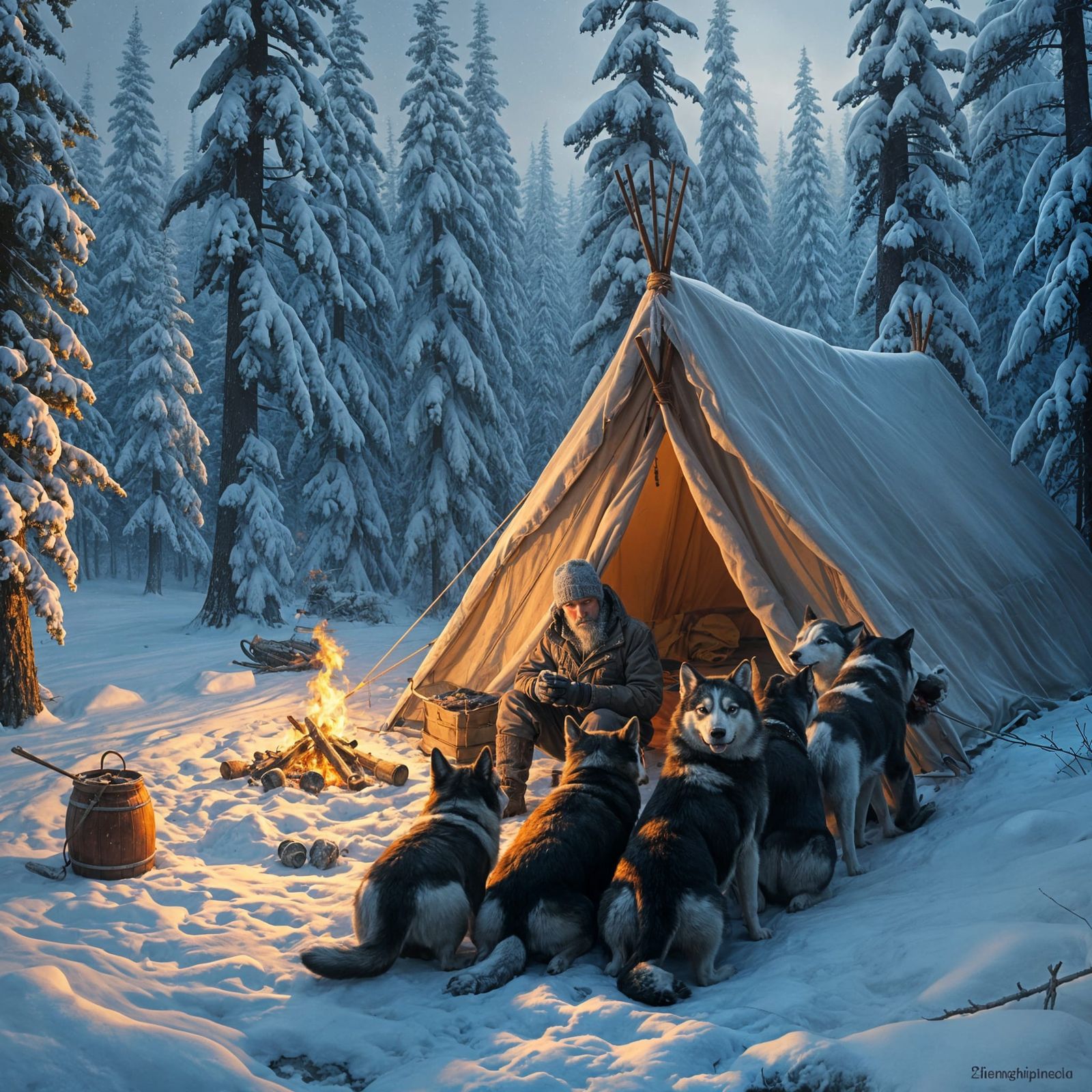 The Trapper and His Team - The Trapper and His Team