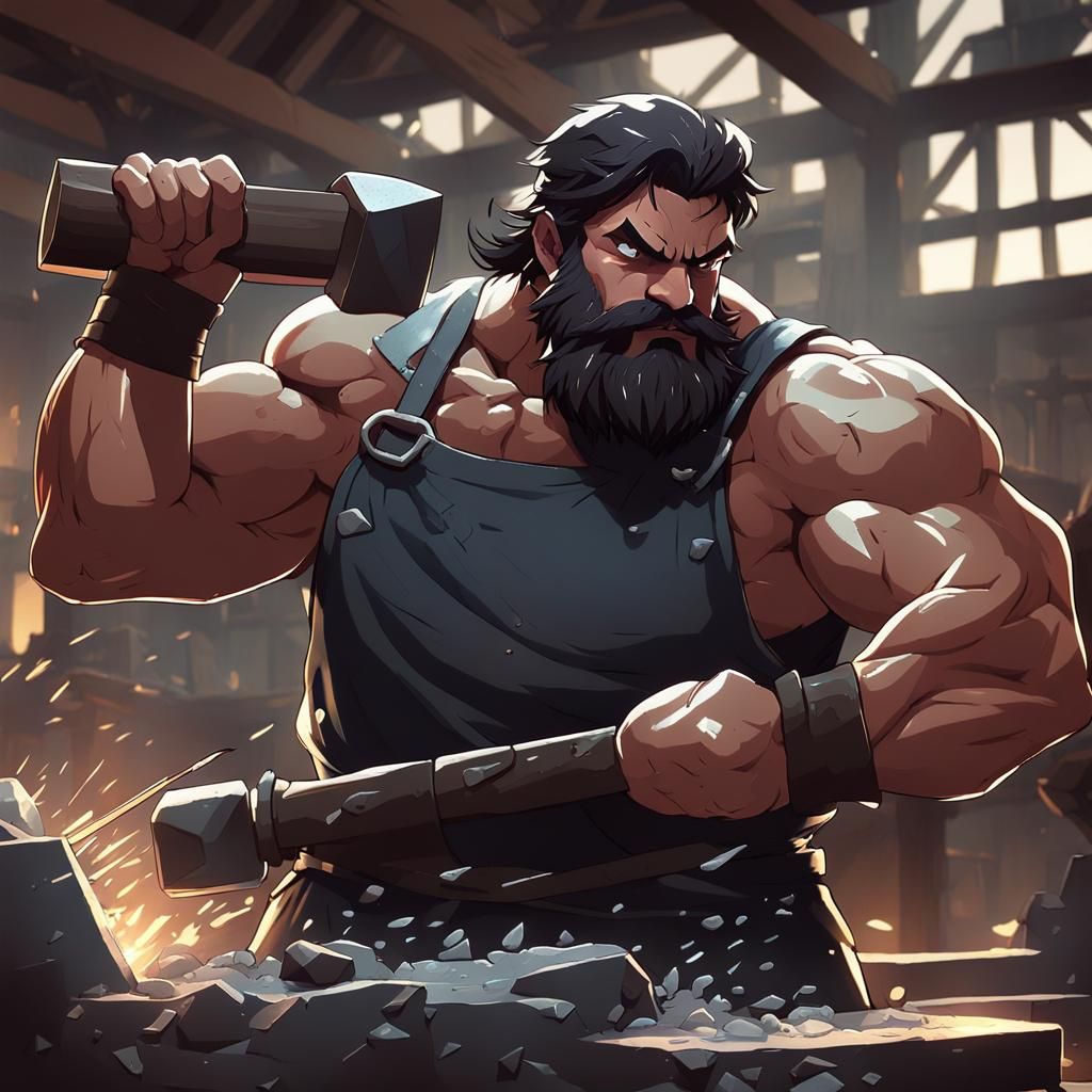 Blacksmith. - AI Generated Artwork - NightCafe Creator