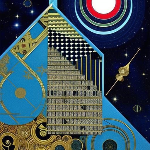 Circle composition 9 - AI Generated Artwork - NightCafe Creator