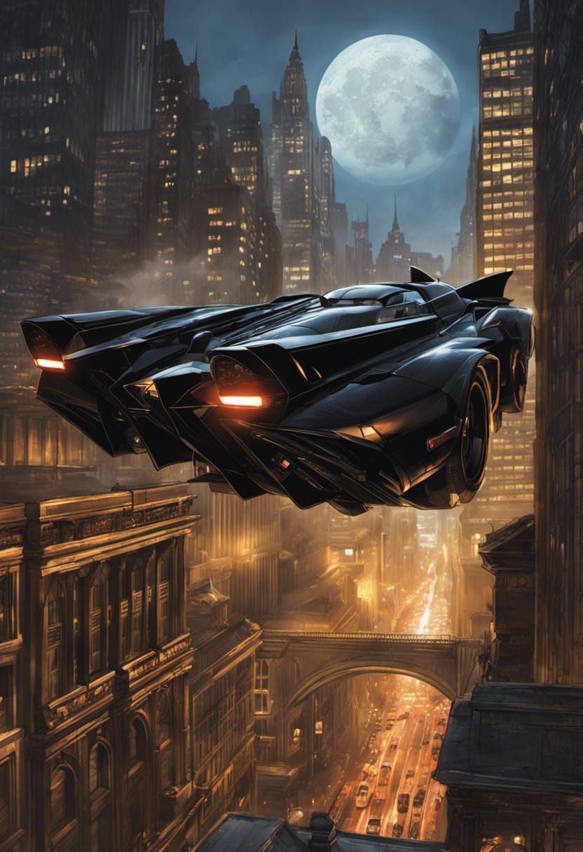 The batmobile - AI Generated Artwork - NightCafe Creator