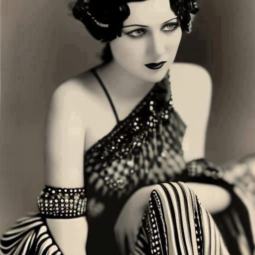 flapper girl - AI Generated Artwork - NightCafe Creator