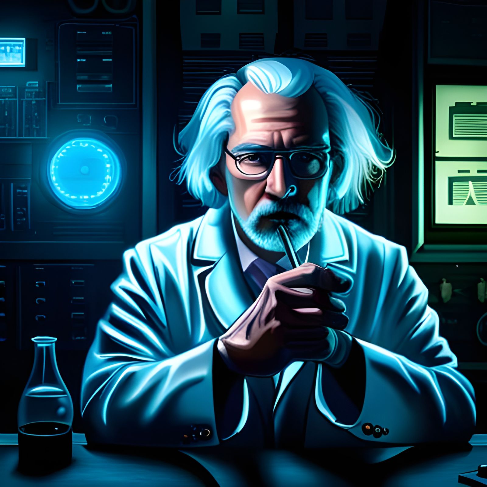 Mad Scientist Series - AI Generated Artwork - NightCafe Creator