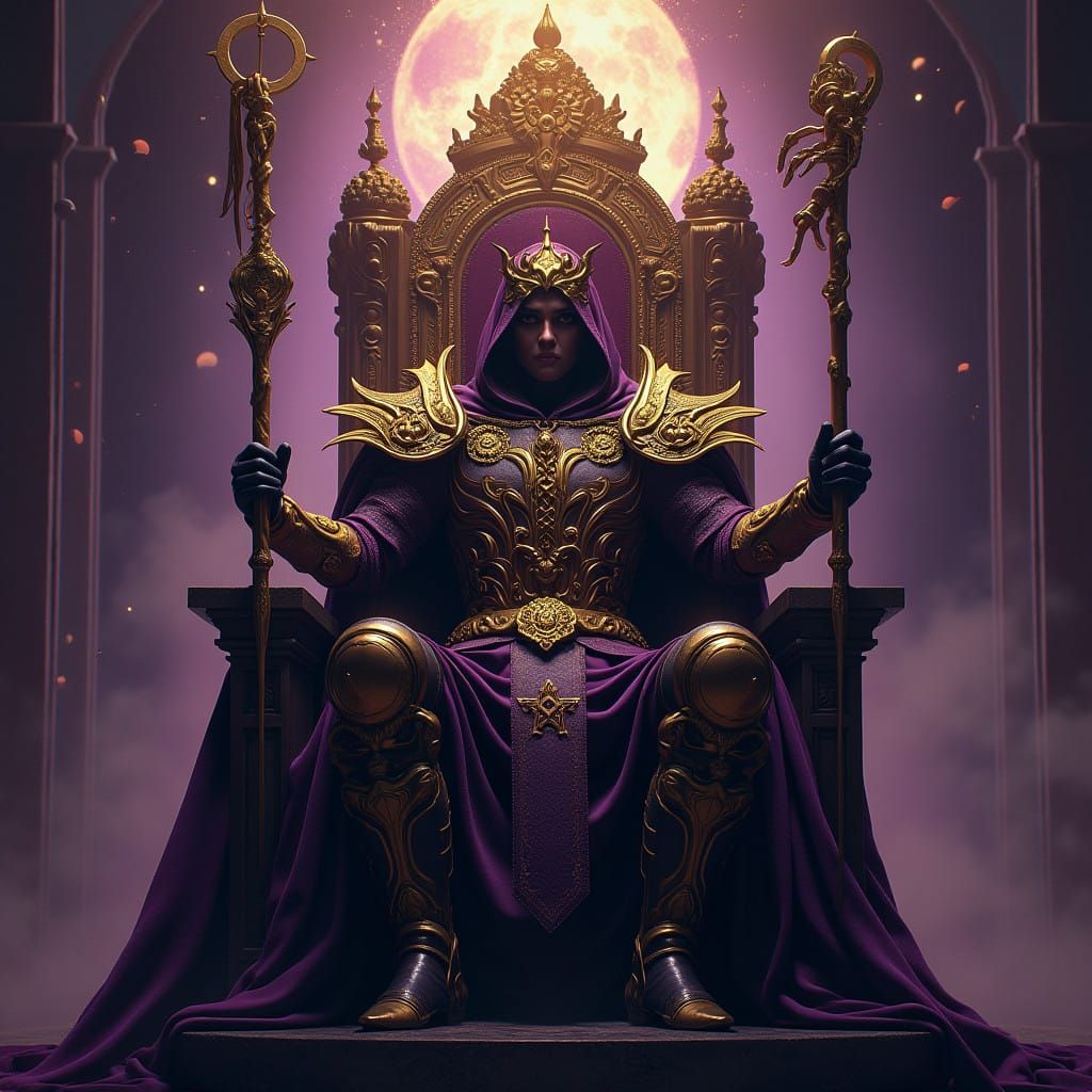 Tarot Card King of Wands inspired by the Led Zeppelin Song Stairway To ...