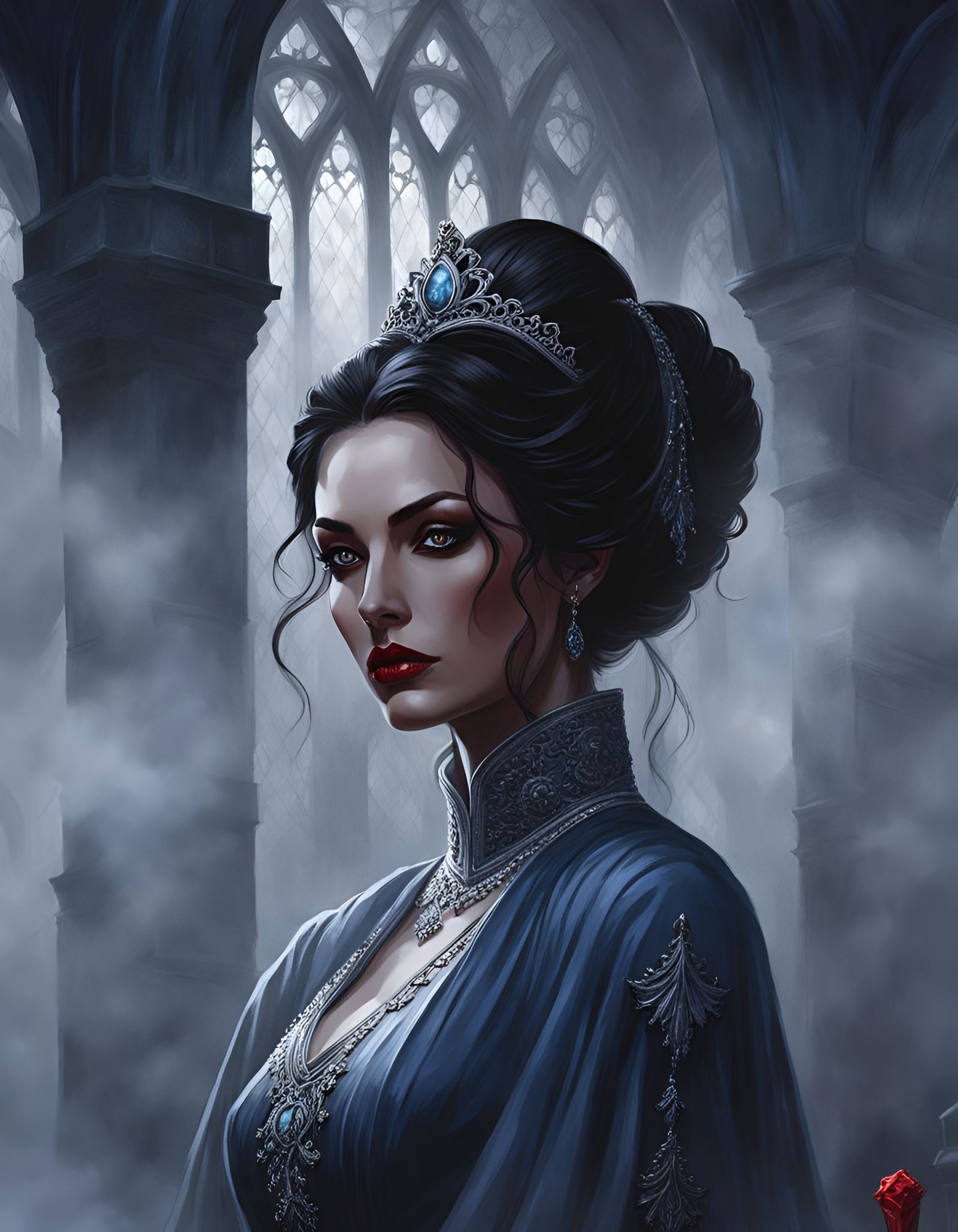 Among the gloomy darkness of Castle Ravenloft, one of Strahd's brides ...