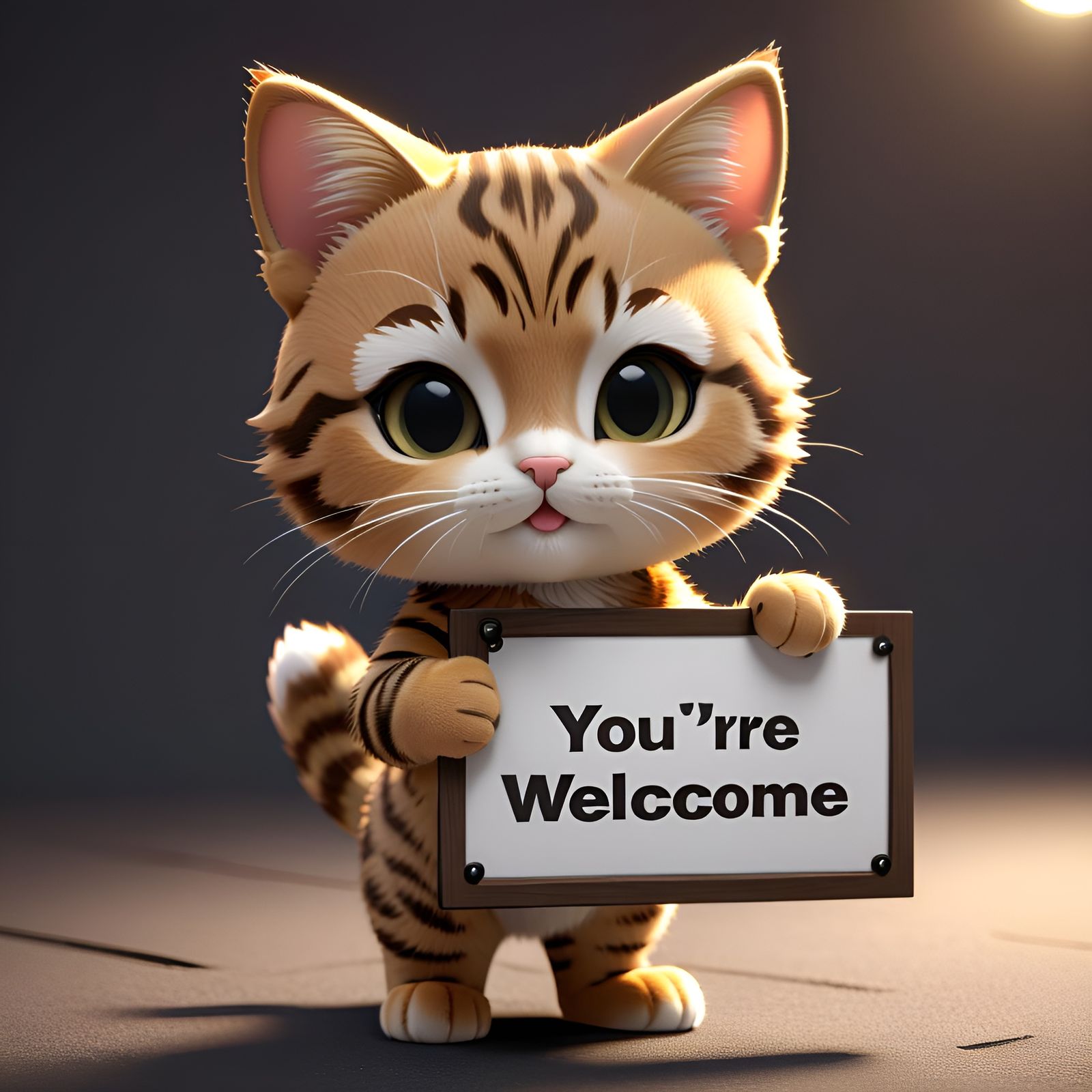 Cute misspelled welcome - AI Generated Artwork - NightCafe Creator