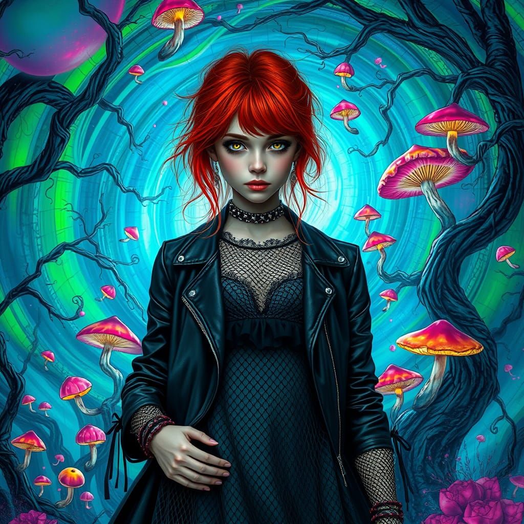 Airbrush art: monster art, Andy Kehoe, T.Burton. Sad eyes, a confused ...