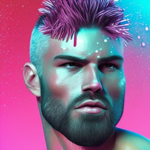 Muscle Daddy - AI Generated Artwork - NightCafe Creator
