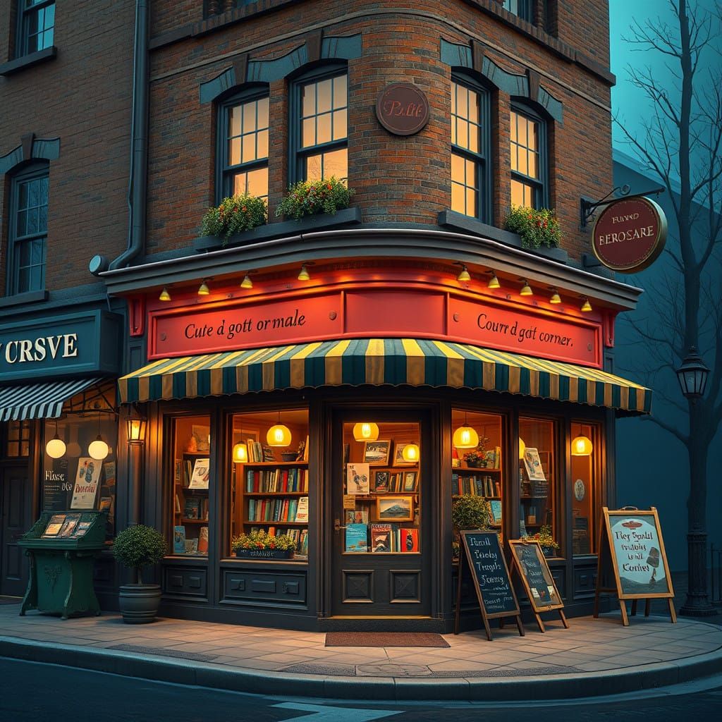bookstore "around the corner" - Charming Bookstore in Whimsi...