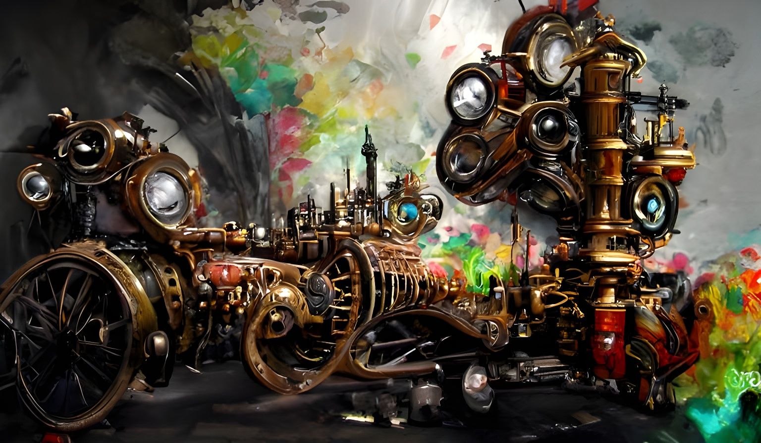 Strangely Abstract Steampunk Reality [Coherent] (Ver 1) - AI Generated ...