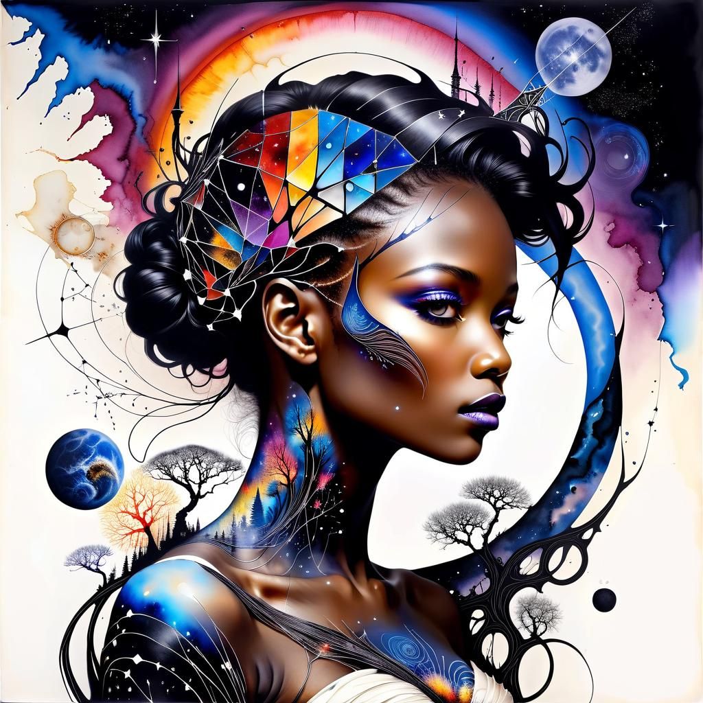 Exotic beauty - AI Generated Artwork - NightCafe Creator