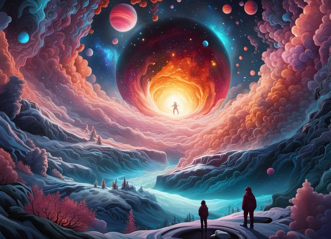 What a view! - AI Generated Artwork - NightCafe Creator