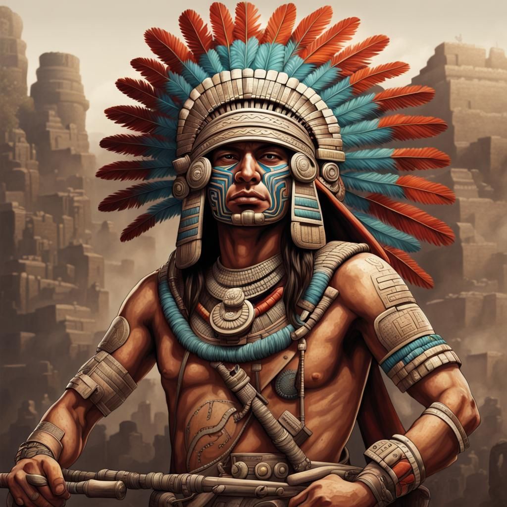 Aztec Comrade (Industrial Age) - AI Generated Artwork - NightCafe Creator