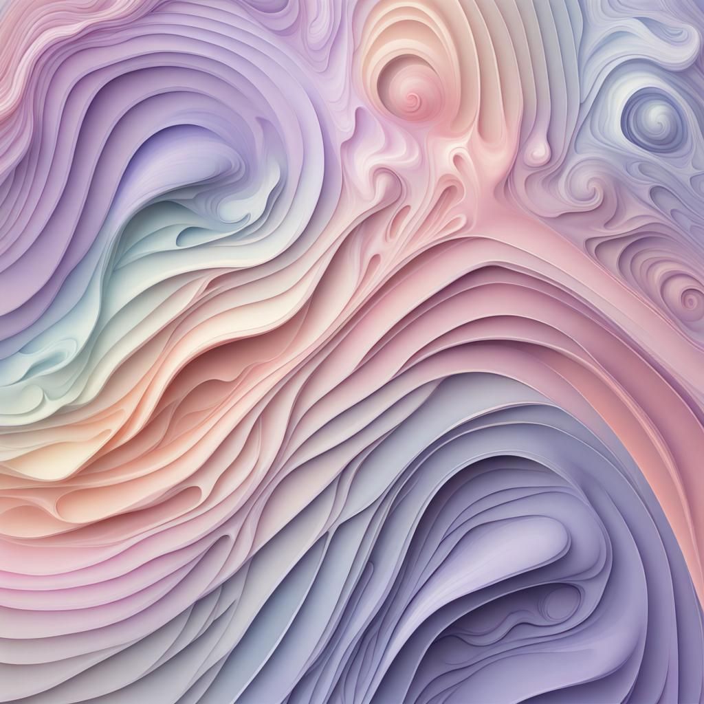 Motion in Pastels - AI Generated Artwork - NightCafe Creator