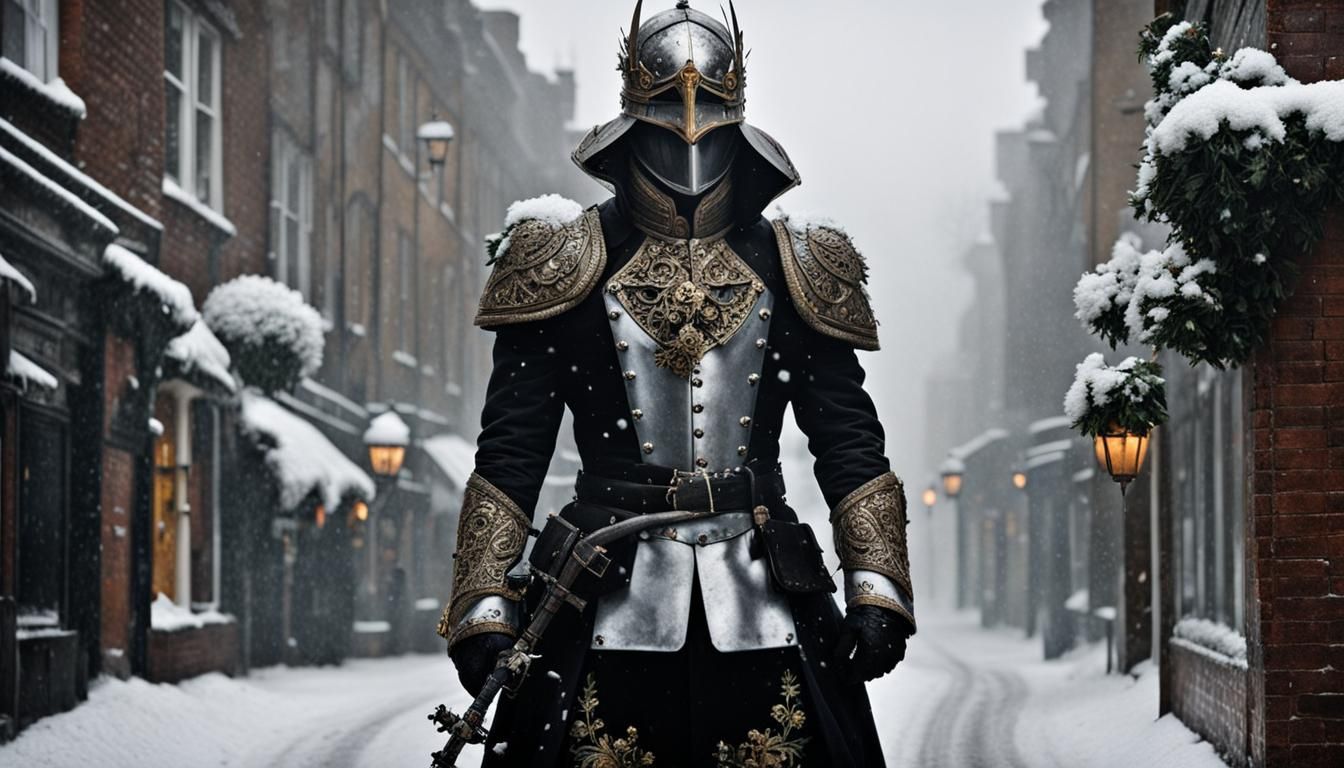 Winter Knight - AI Generated Artwork - NightCafe Creator