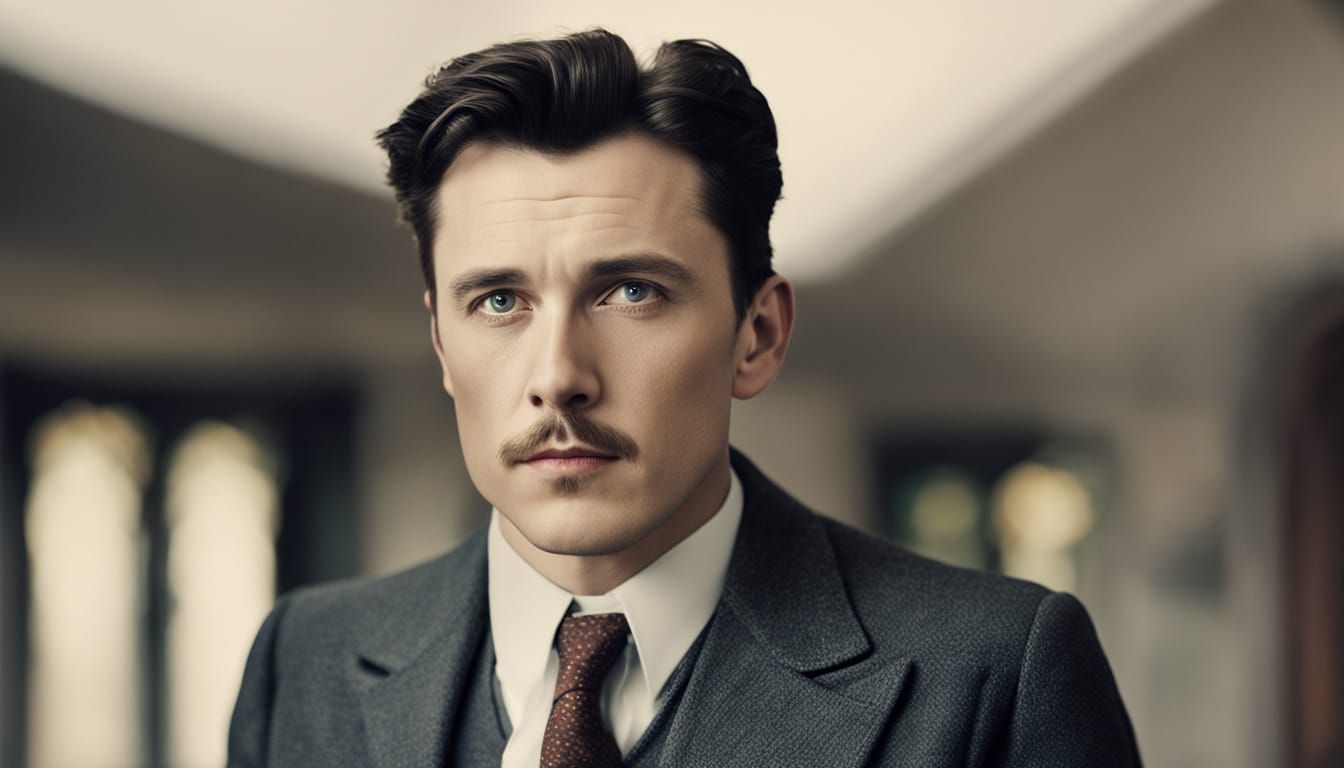 Nikolas Tesla Young - Young Visionary in Formal Attire