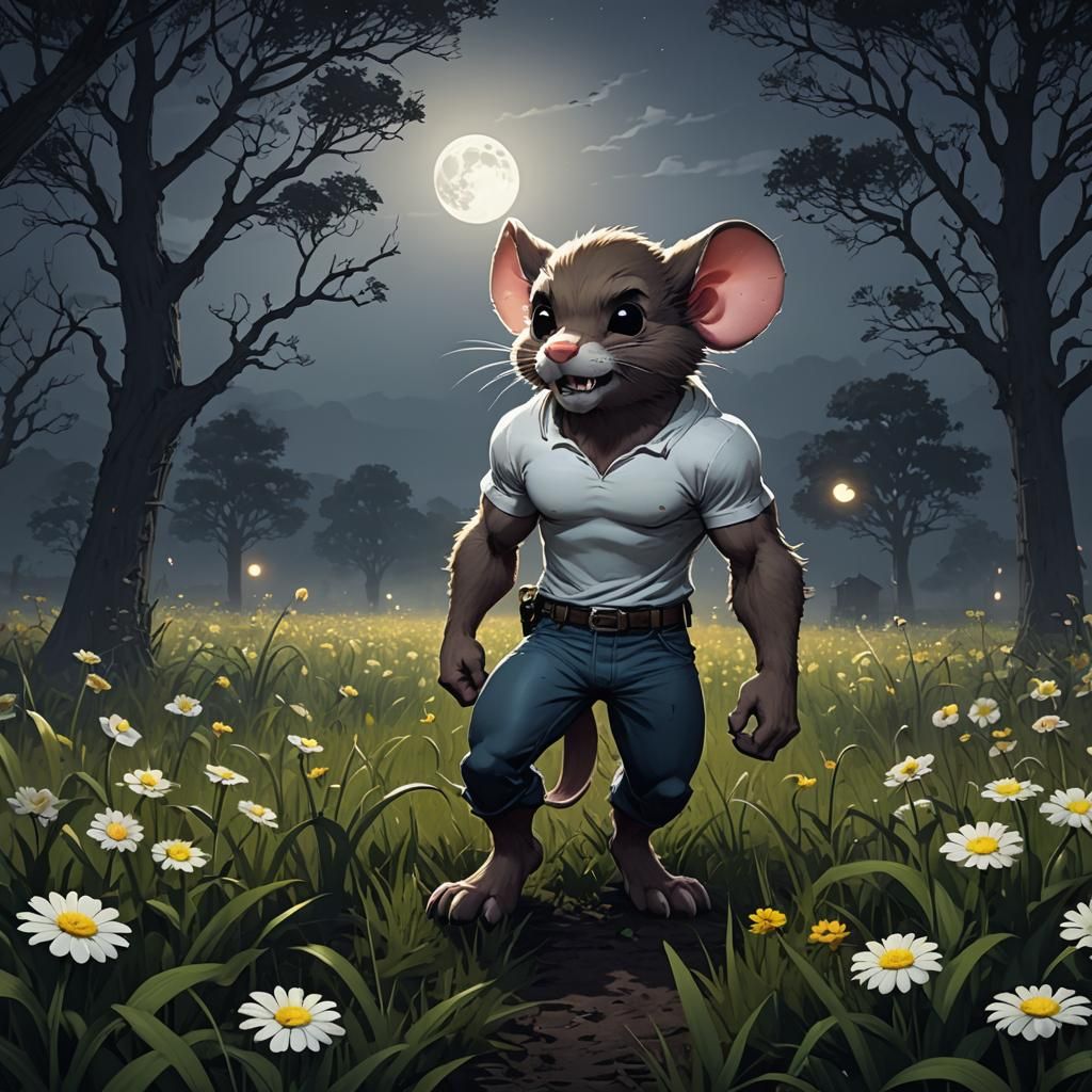 Mouse Dad Never Skips the Gym - AI Generated Artwork - NightCafe Creator