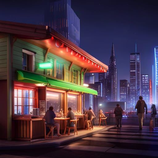 Night Café Revenge - AI Generated Artwork - NightCafe Creator