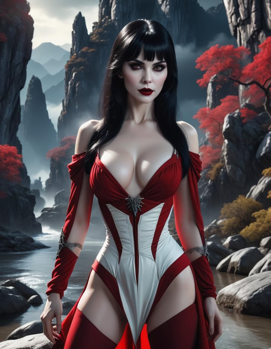 Vampirella - AI Generated Artwork - NightCafe Creator