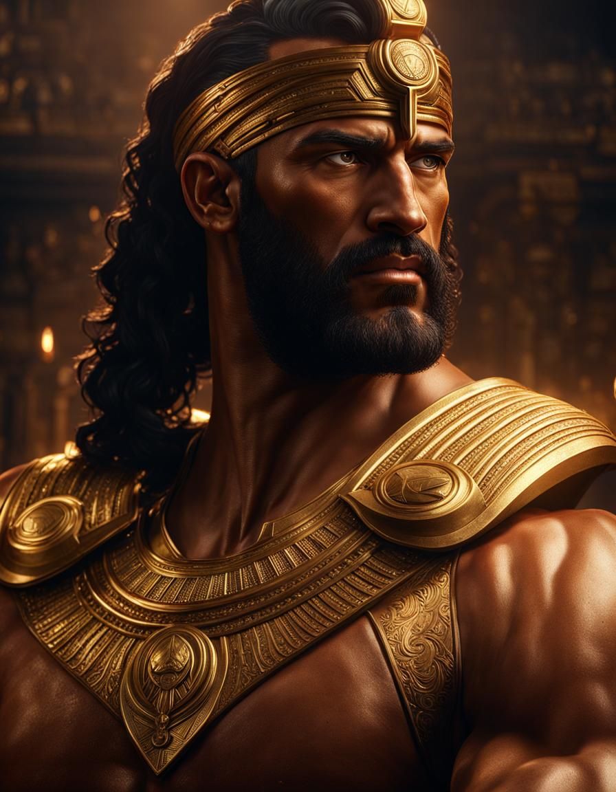 Egyptian Hercules #4 - AI Generated Artwork - NightCafe Creator