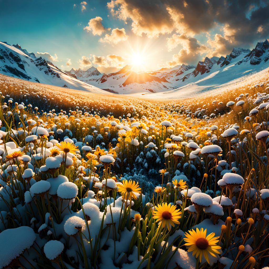 The beginnings of Spring - AI Generated Artwork - NightCafe Creator