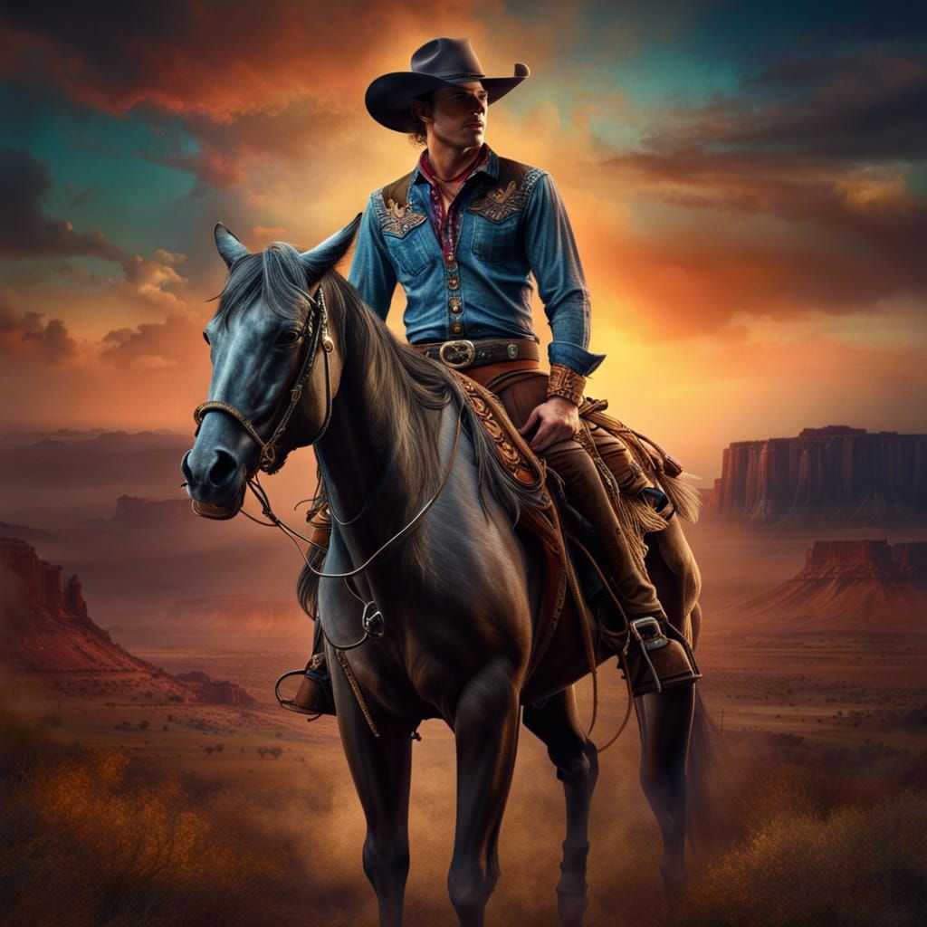 Cowboy - AI Generated Artwork - NightCafe Creator