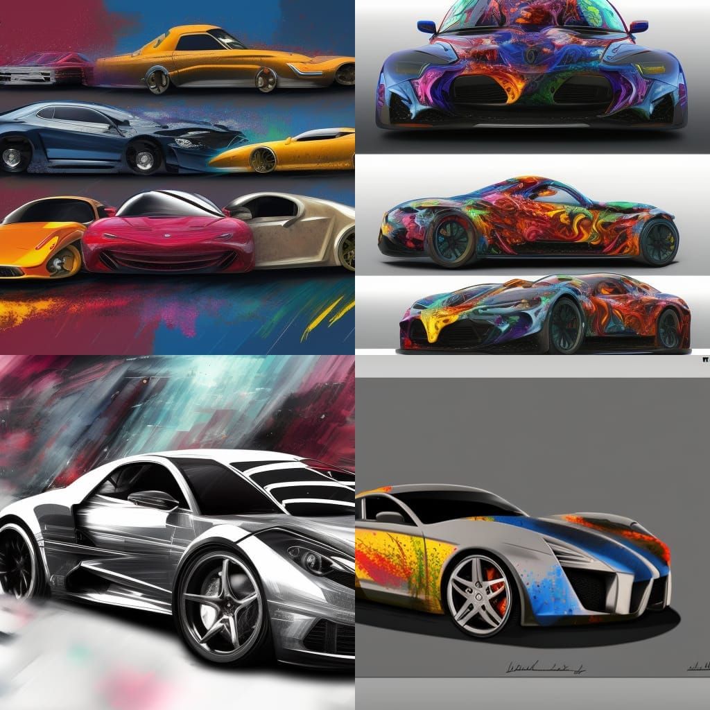 every car ever made combined into one - AI Generated Artwork ...