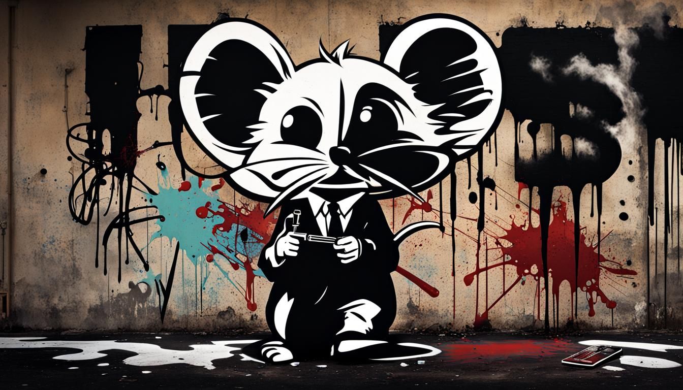 Mob boss mouse - AI Generated Artwork - NightCafe Creator