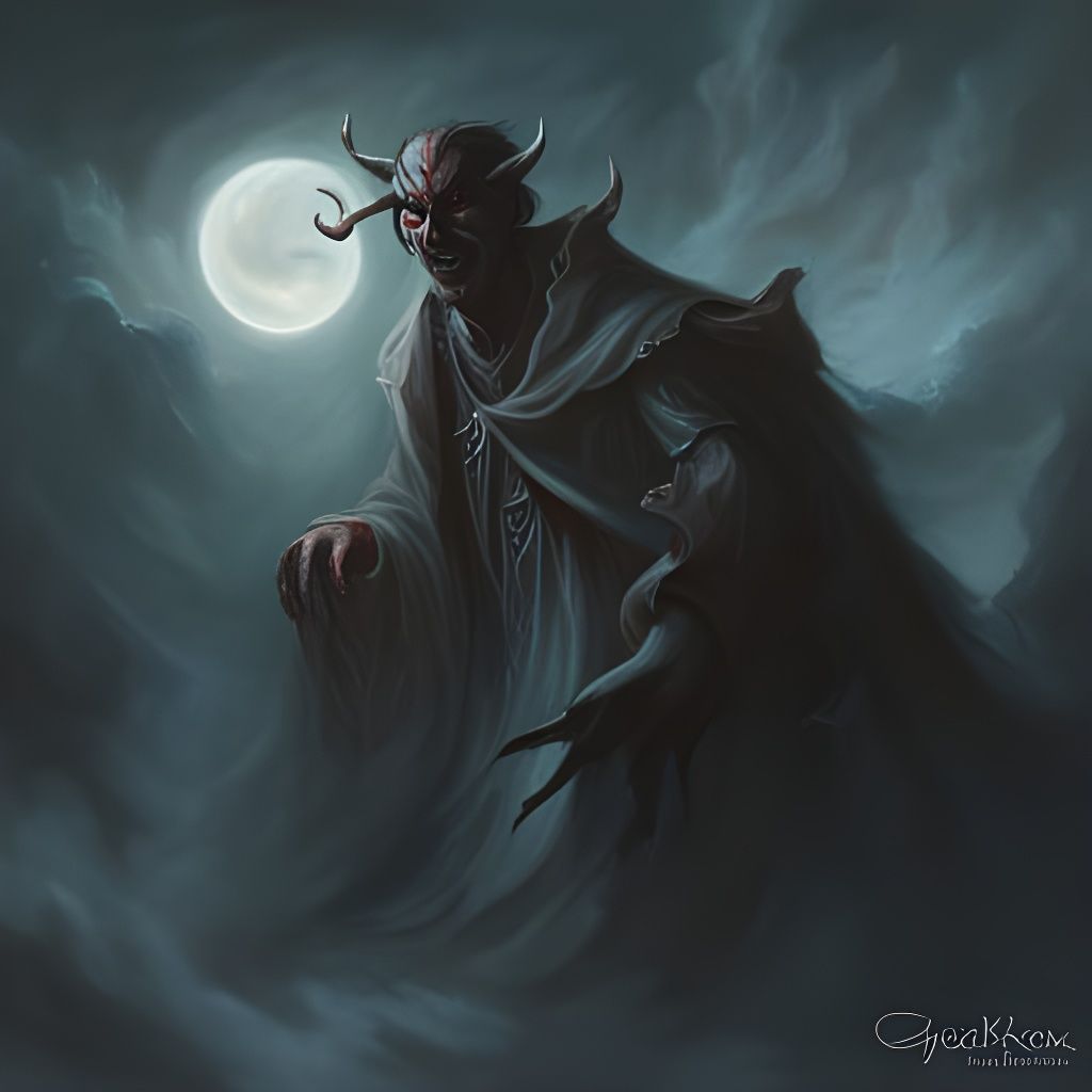 Demons of cast sinister by Greg Rutkowski ethereal fantasy ...