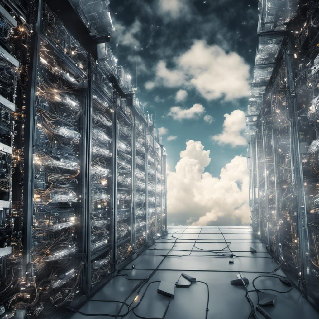 Cloud Computing - AI Generated Artwork - NightCafe Creator