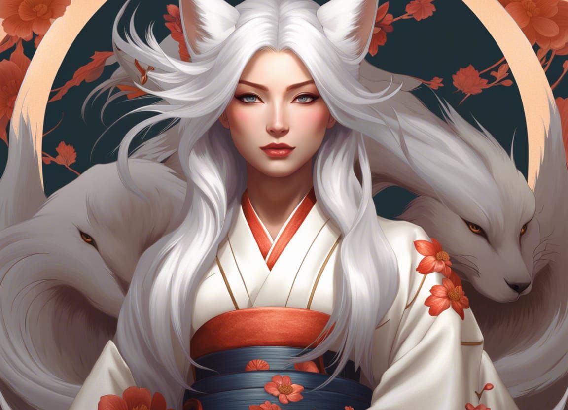 Kitsune - AI Generated Artwork - NightCafe Creator