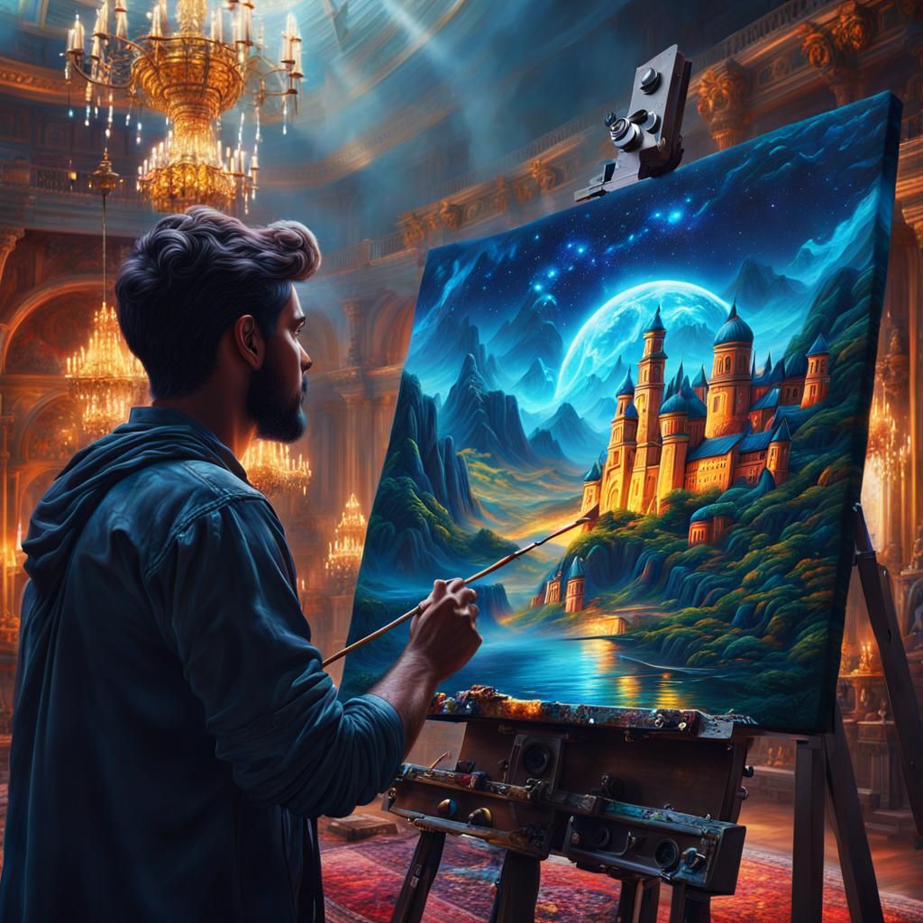 Art Studio - AI Generated Artwork - NightCafe Creator