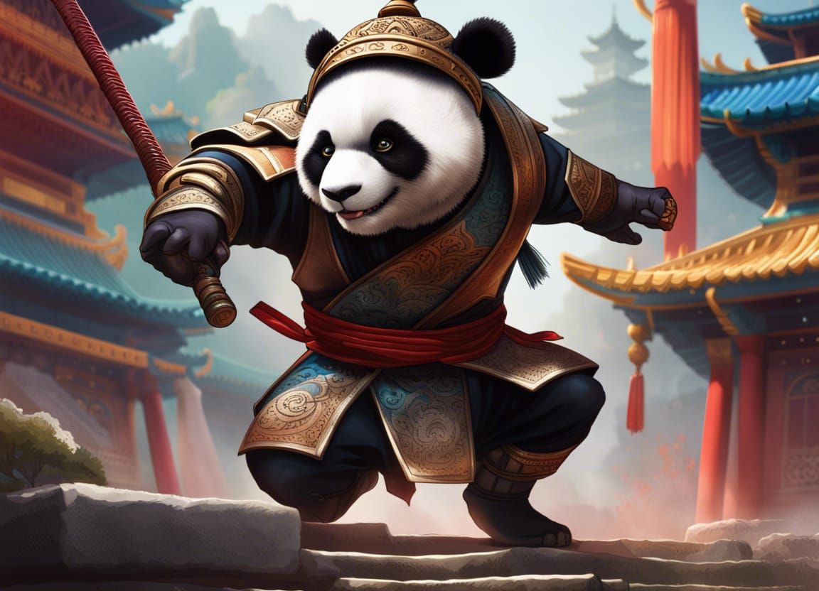 panda ninja - AI Generated Artwork - NightCafe Creator