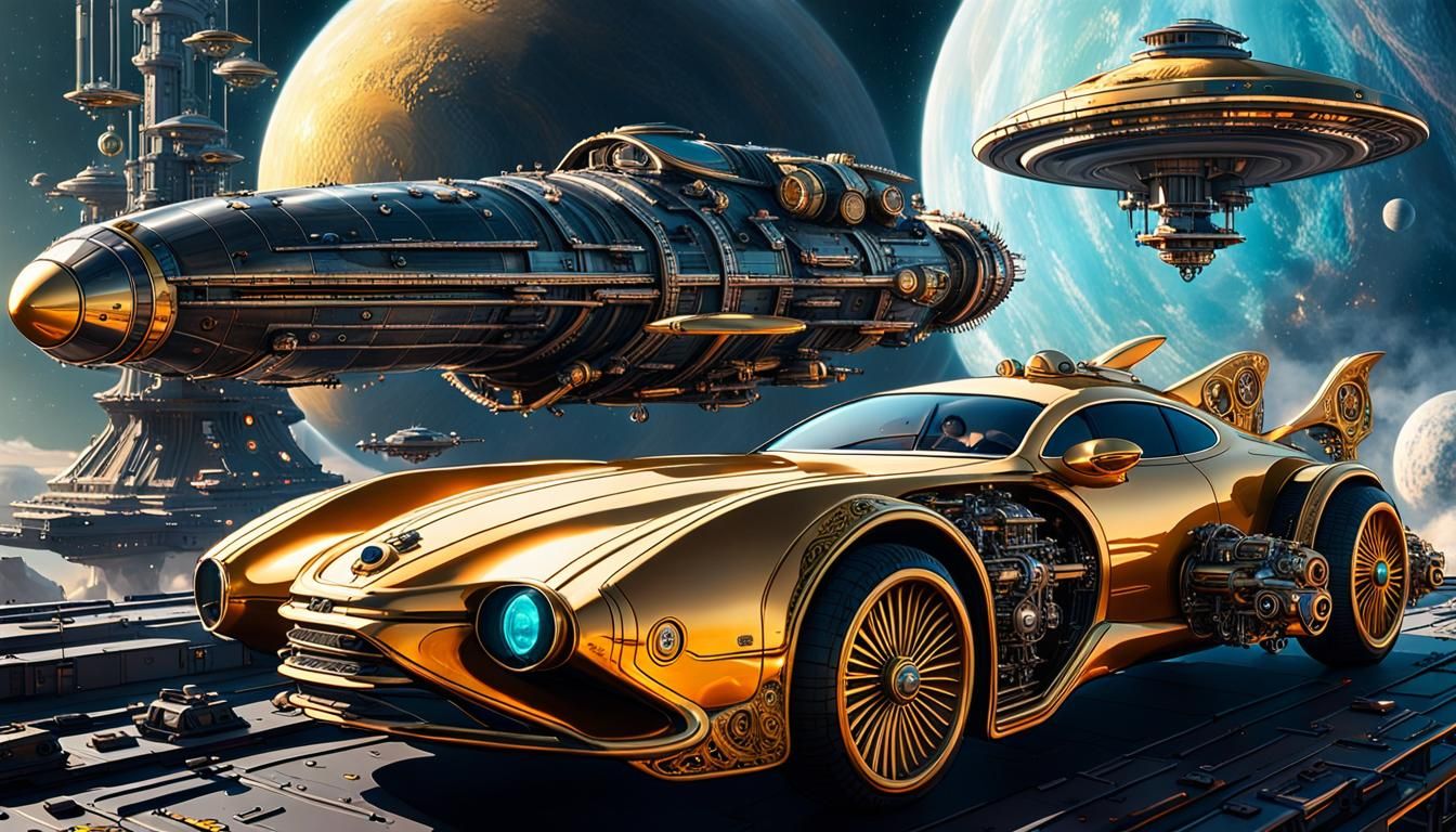 Cyberpunk 1924 Deusenberg Roadster - AI Generated Artwork - NightCafe ...