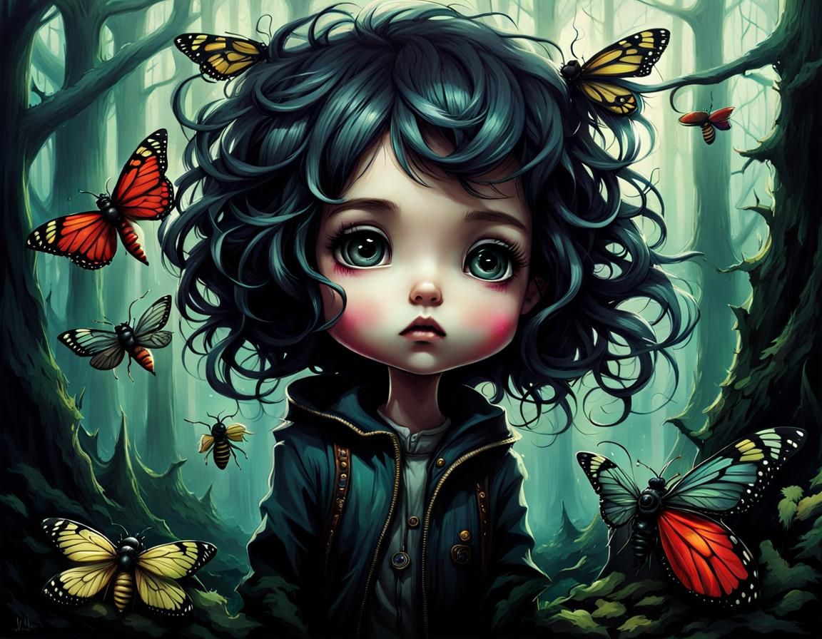 Bold colors beautiful chibified chibi baby: mix of styles by Nicola ...