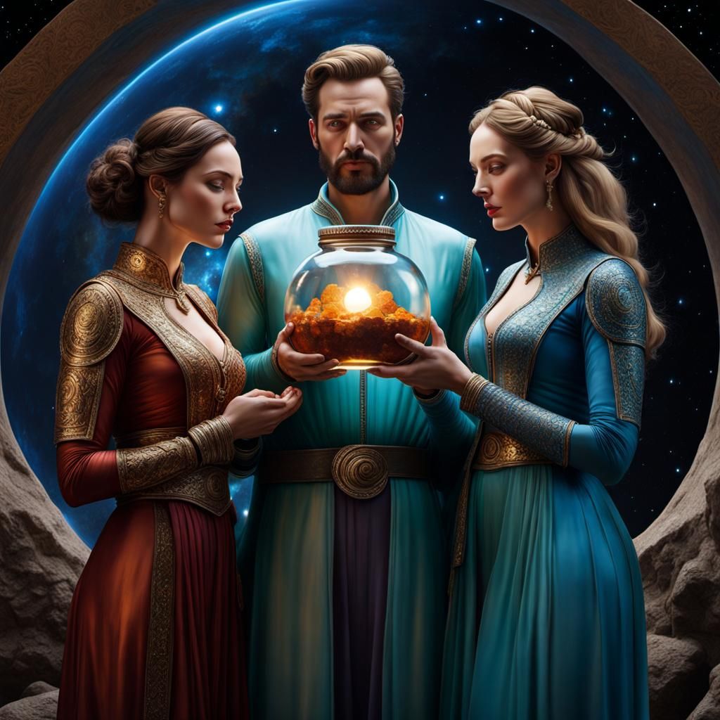 We are the cosmos - AI Generated Artwork - NightCafe Creator